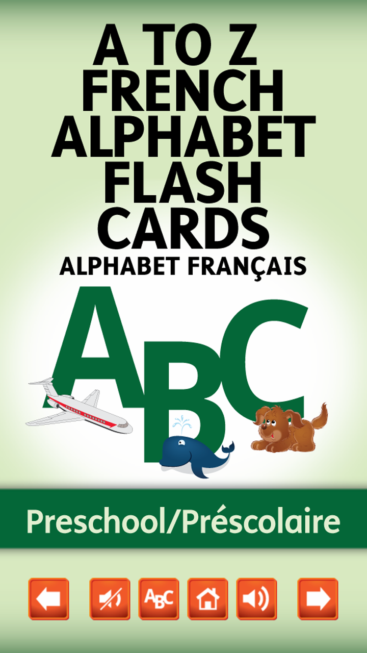 A To Z French Alphabet Flash Cards:Amazon.ca:Appstore for Android