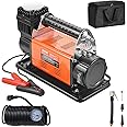 Amazon.com: VEVOR 12V Portable Tire Inflator, 7.06CFM Heavy Duty Air Compressor, 150PSI Offroad ...