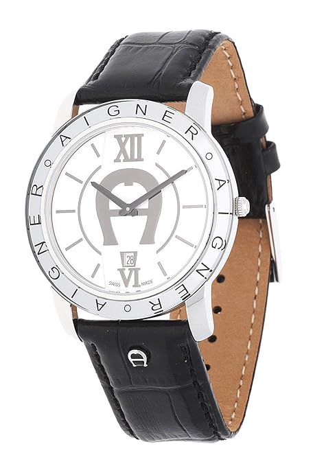 Aigner men watch Murano Gents Black A35121: Amazon.co.uk: Watches