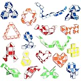 Amazon.com: Ganowo 24 Pack Fidget Snake Cube, Mini Twist Puzzle Party ...
