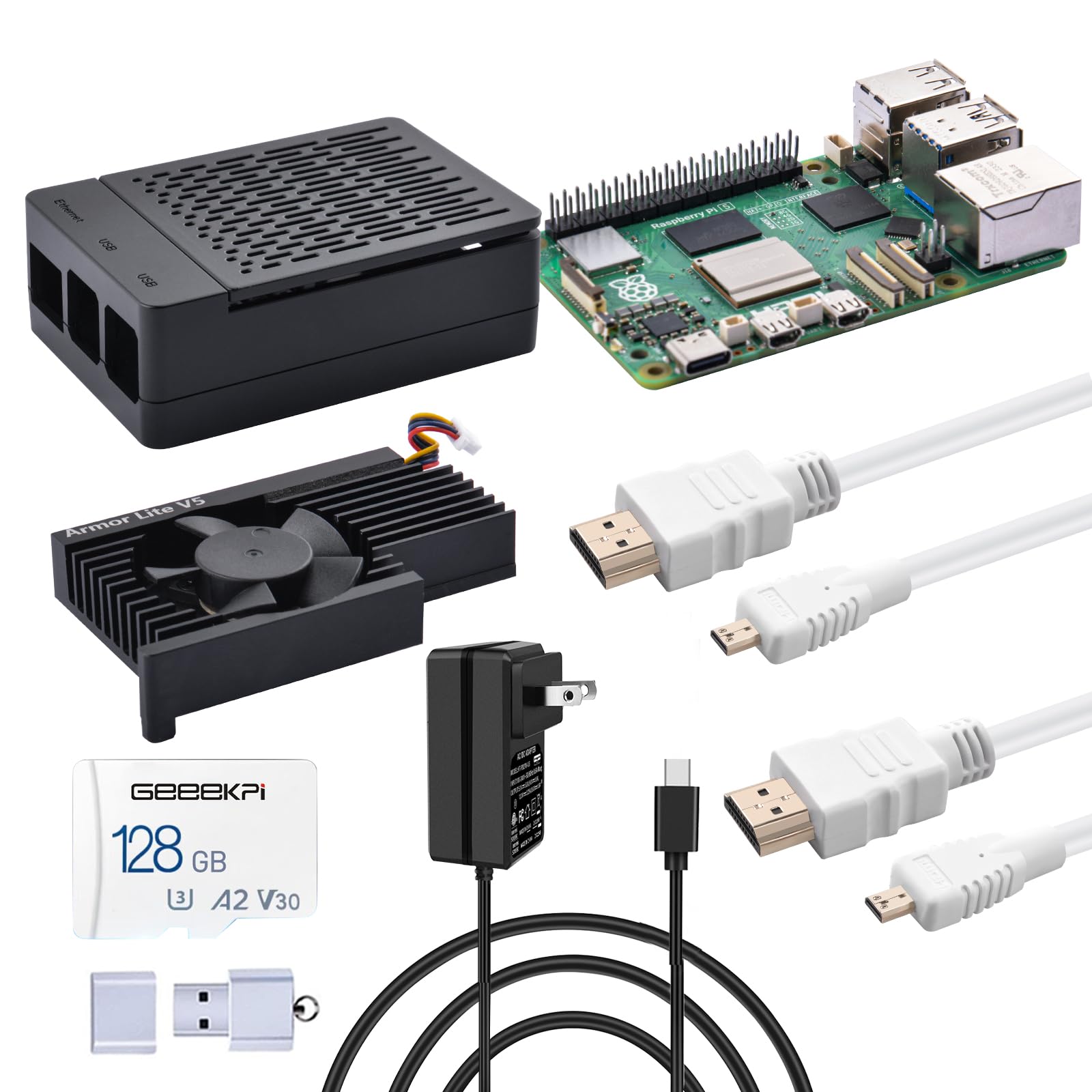 Mua GeeekPi Starter Kit for Raspberry Pi 5 8GB, with Raspberry Pi 5 ...