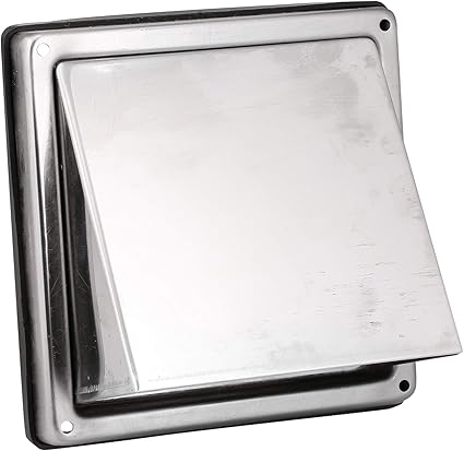 First4Spares 4" Stainless Steel Cowl External Extractor Wall Vent ...