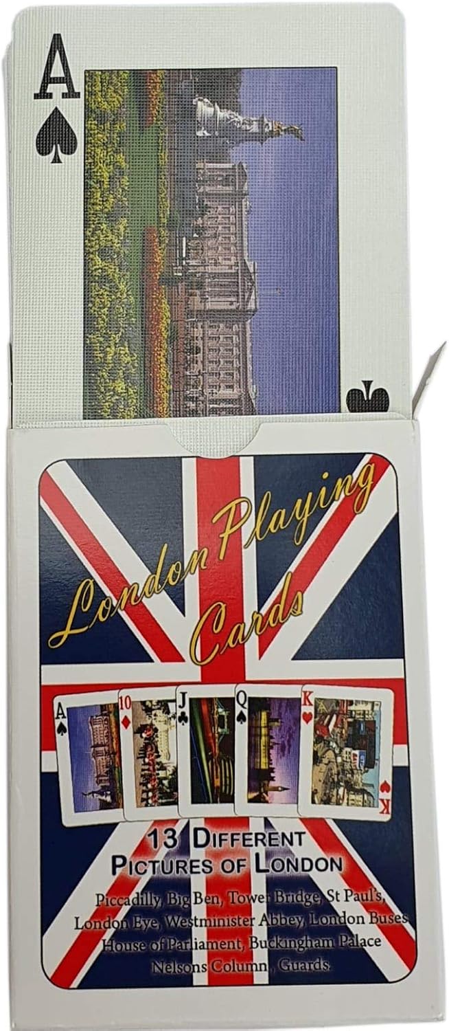 Playing Cards Deck Pictures of London – Novelty London UK Souvenir ...