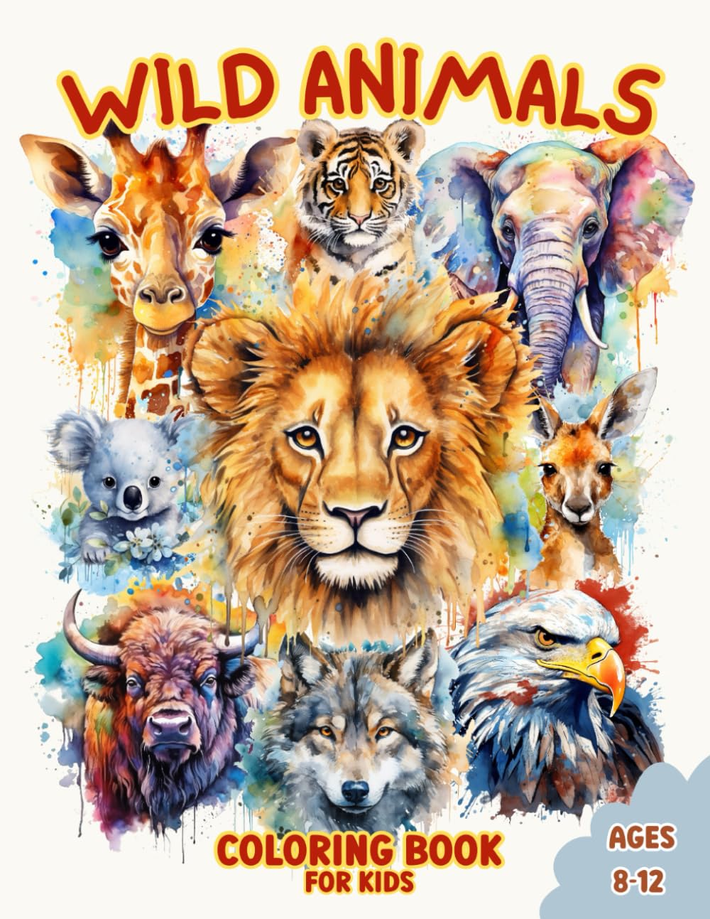 Mua Wild Animals Coloring Book for Kids: Learn and Fun with Amazing ...