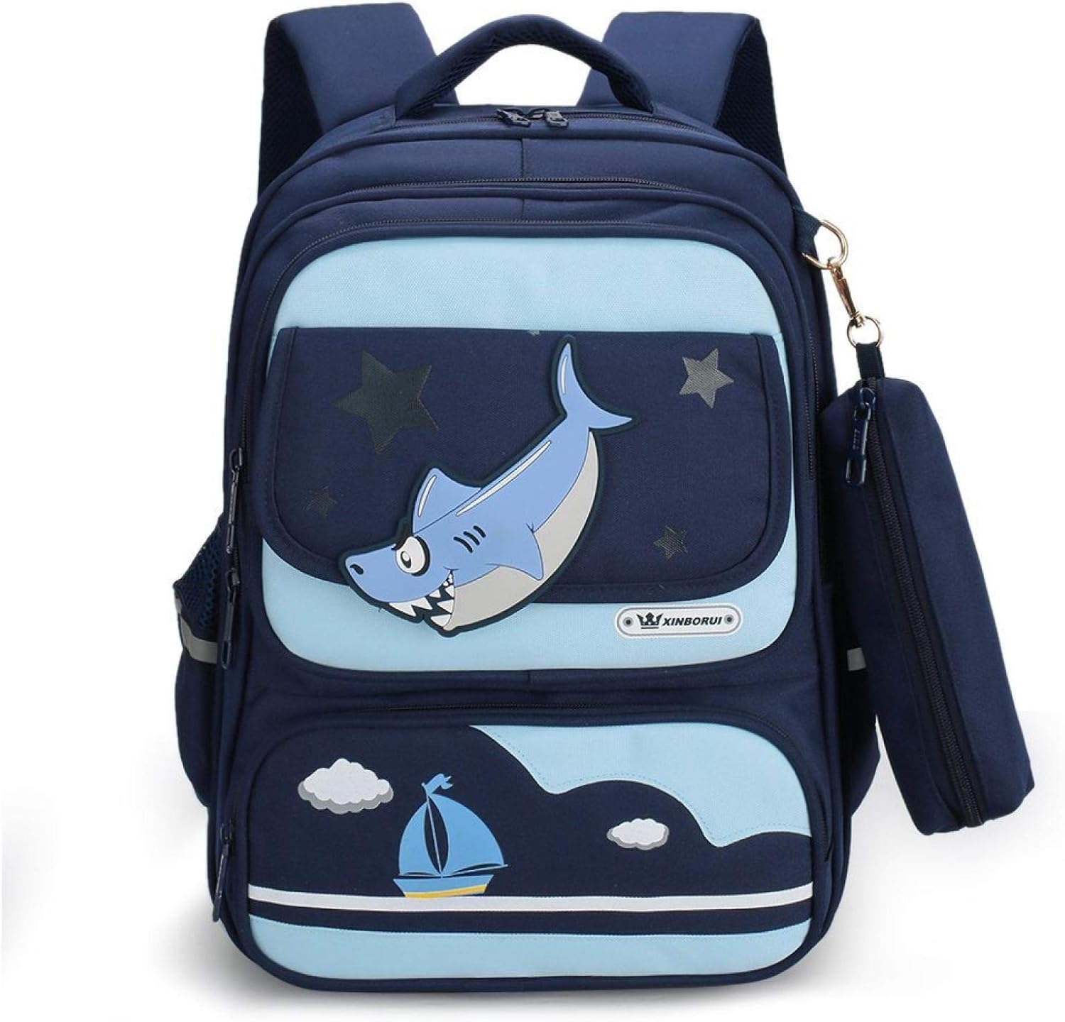 Grade3-6 Kids Backpacks For Boys Girls School Bag 3D Knapsack Children ...