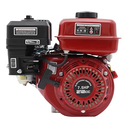 7.5HP 4 Stroke Gas Engine, 212CC Engine Go Kart Engine Mini Bike Engine ...