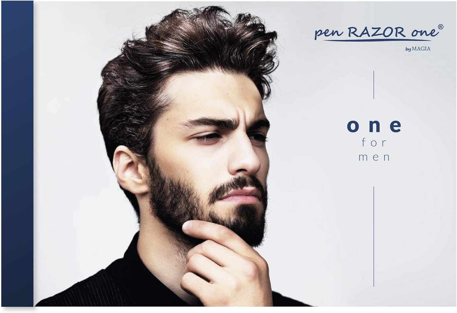 Pen Razor One for Men, Modeling Facial Hair, Shaving partings, Creating ...