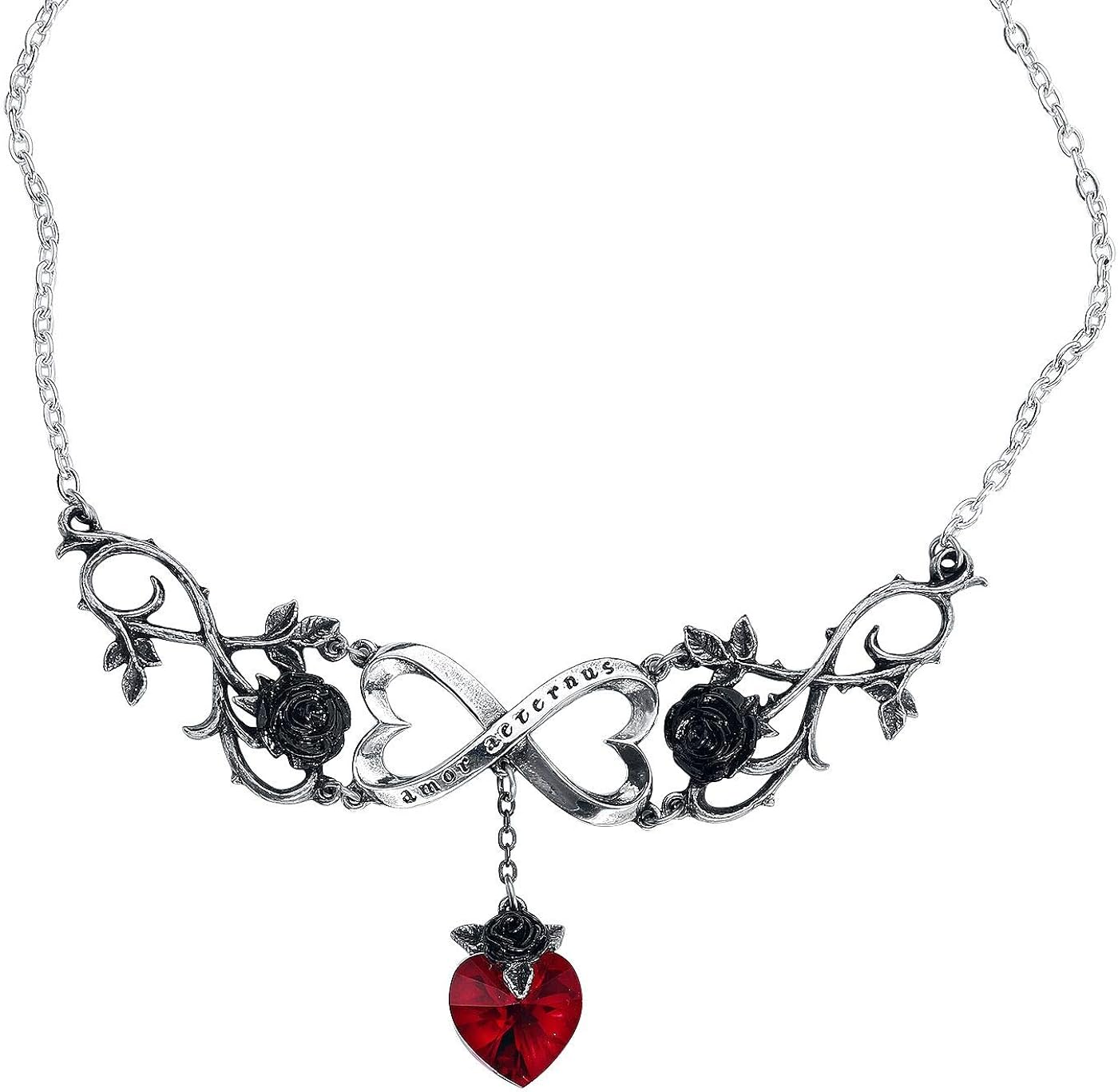 Alchemy Gothic Infinite Love Necklace Silver-Coloured: Alchemy Carta ...