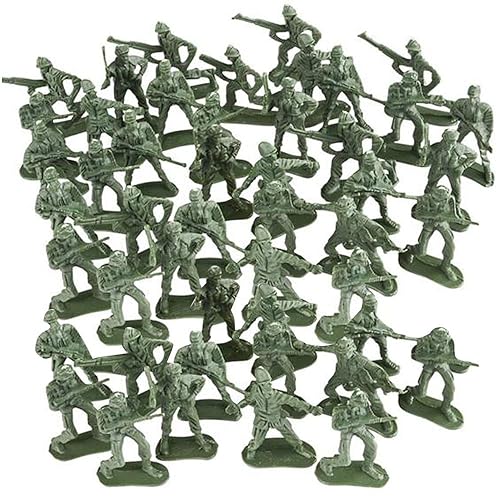 ArtCreativity Little Green Army Men Toy Soldiers, Bulk Pack of 144 ...