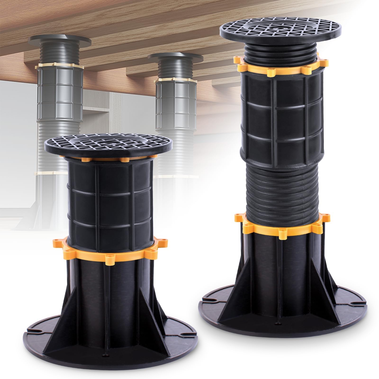 LAKIRA Upgraded Adjustable Height Center Support Leg for Bed Frame, Bed ...