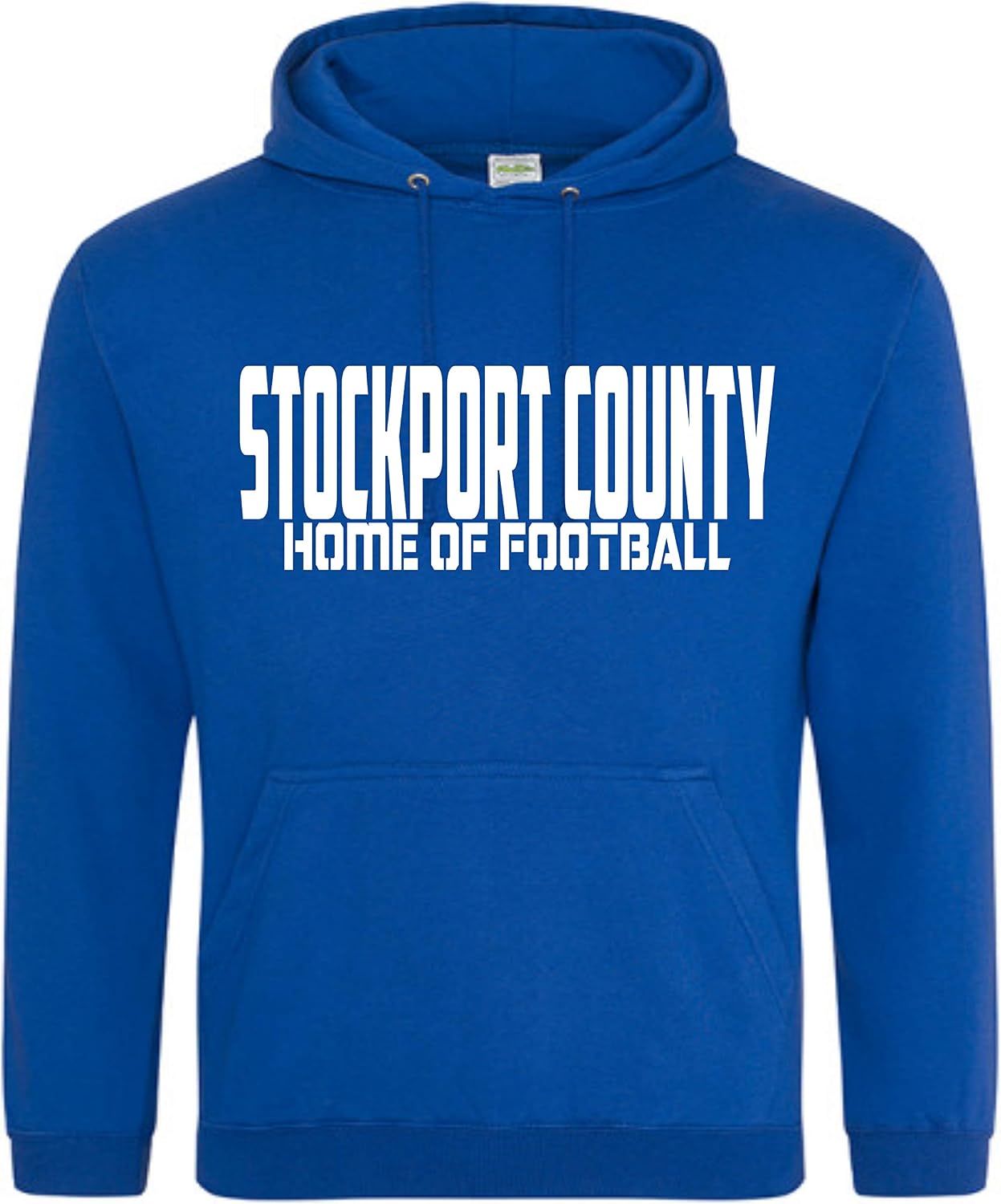 Stockport County Home of Football Premium Mens Hoodie: Amazon.co.uk ...