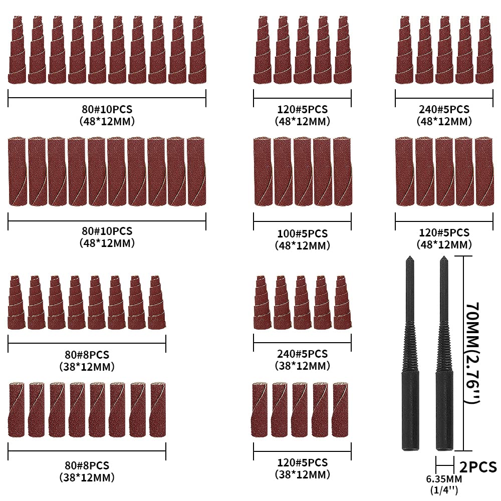 Mua SI FANG 68Pcs Spiral and Cartridge Rolls Port and Polish Kit ...