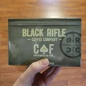 Black Rifle Coffee Company CAF Caffeinated AF Coffee Rounds for Single Serve Brewing Machines ...