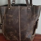 Amazon.com: KomalC Leather Tote Bag for women Elegant Shopper Shoulder ...