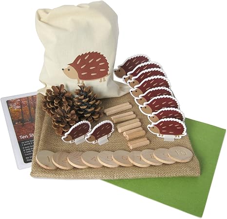EYFS - 10 Little Hedgehogs Sensory Number Rhyme: Amazon.co.uk: Toys & Games