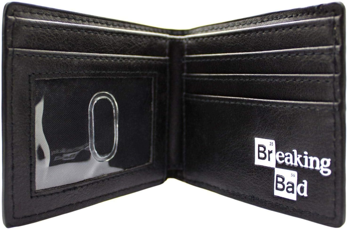 AMC Breaking Bad Bi-Fold Walter White Heisenberg ID and Card Wallet ...