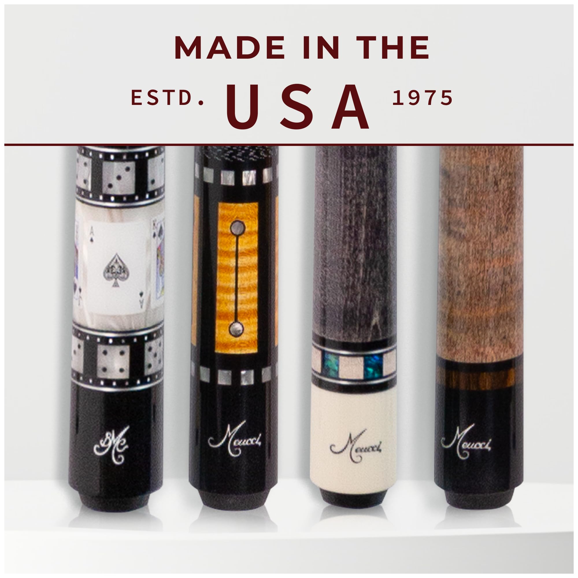 Mua Meucci Pool Cue - All Natural Wood with Rainbow Stain - Pool Stick ...