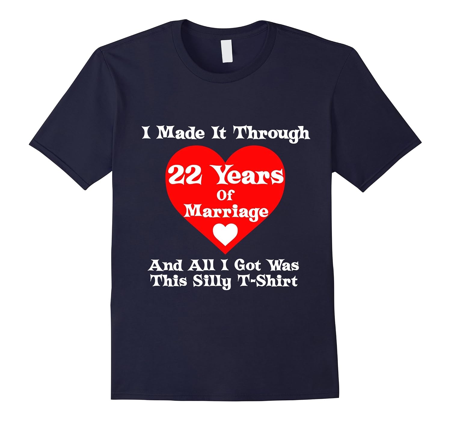 22nd Wedding Anniversary Gift Marriage T Shirt For Men Women Art