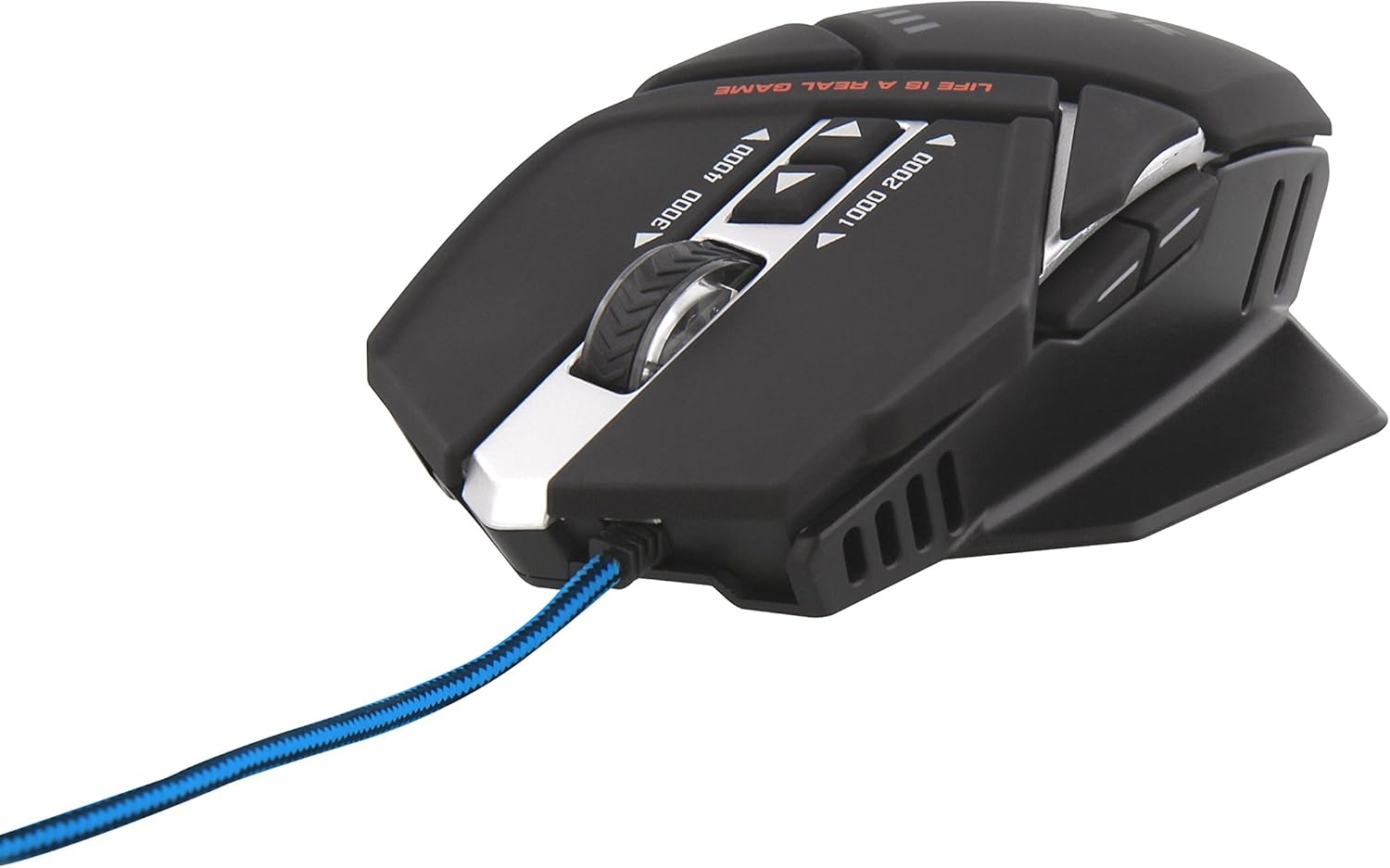 Elyte Ghost Gaming Mouse 4000DPI with 7 Programmable Buttons and ...