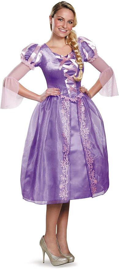 Amazon.com: Disney Princess Deluxe Womens Rapunzel Costume: Clothing