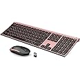 Amazon.com: Wireless Keyboard and Mouse, Vssoplor 2.4GHz Rechargeable ...