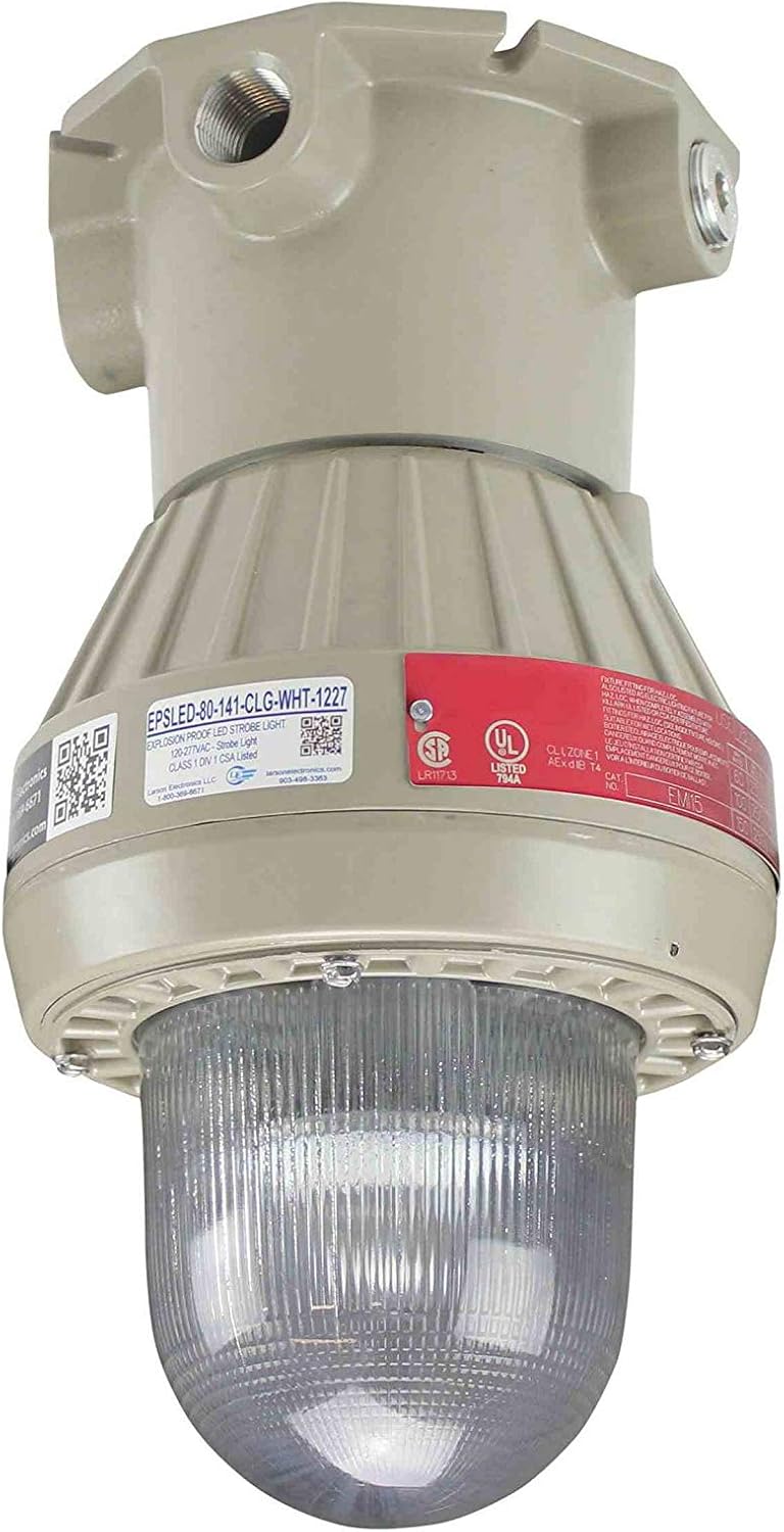 Explosion Proof LED Strobe Light - 120-277 Volts AC - Low Voltage ...