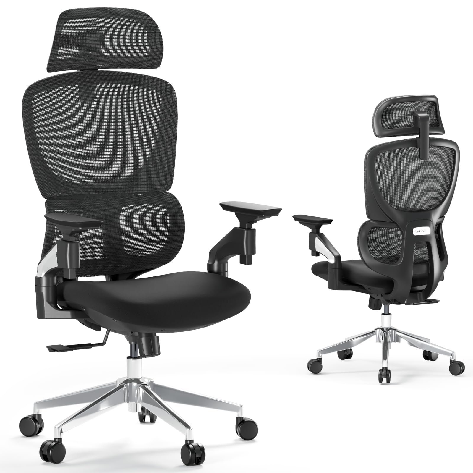 LarkLeaves Office Chair Ergonomic Desk Chair, Adjustable 4D Armrests ...