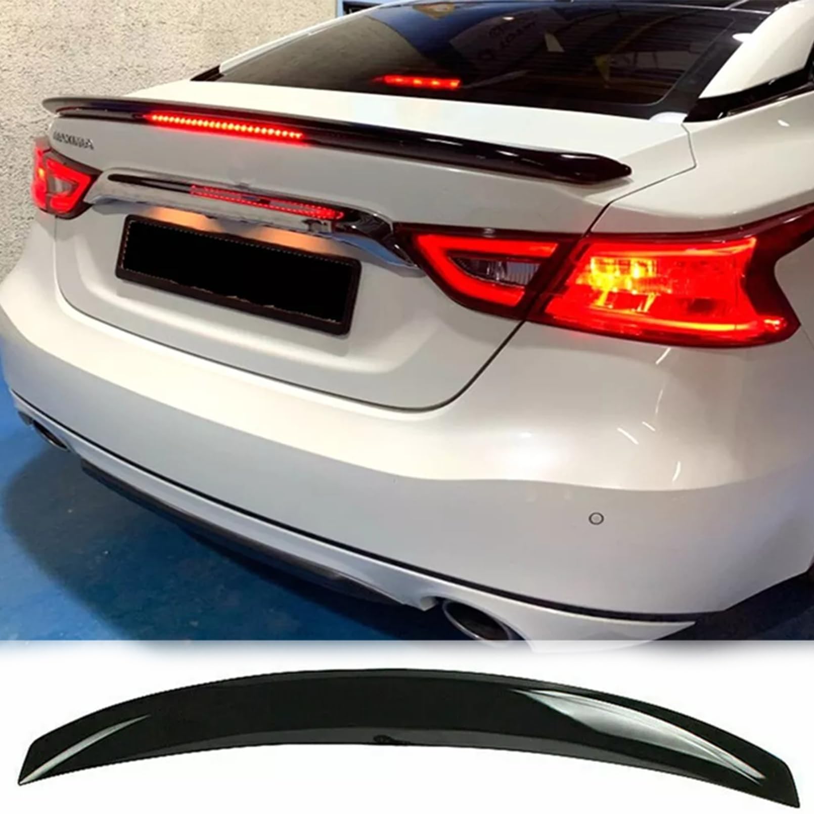 MUTUSAISI Rear Trunk Lip Spoiler Wing Compatible with Nissan Maxima S/SV/SL/SR/ 2016 2017 2018 ...