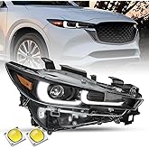 Amazon.com: SOCKIR Without AFS Headlight Assembly Replacement for 2022 2023 2024 Mazda CX-5 Full ...