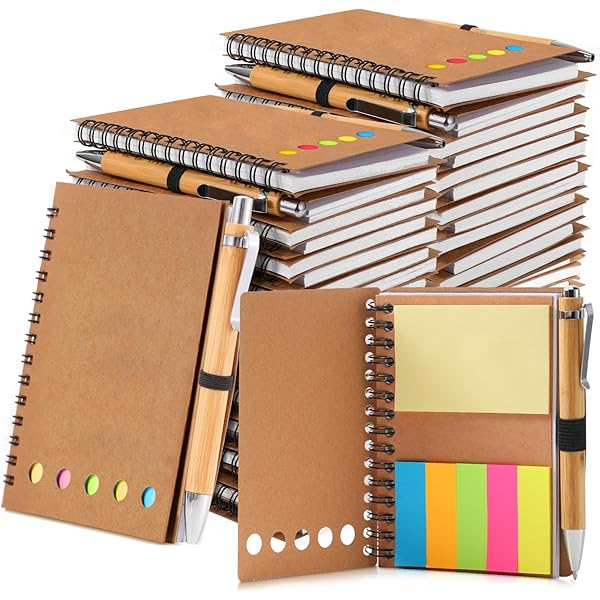 6 Pack Graph Paper Spiral Notepad A5 Top Wirebound Notepad Grid ...