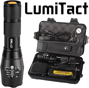 Amazon.com: LumiTact Genuine G700 LED Tactical Flashlight Military ...