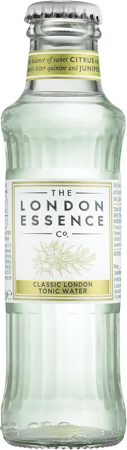 London Essence Co. Tonic Water, Premium Cocktail Mixer, Low Calorie ...