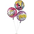 Amazon.com: Superhero Girl Mylar Balloons (3 piece set) Birthday Party ...