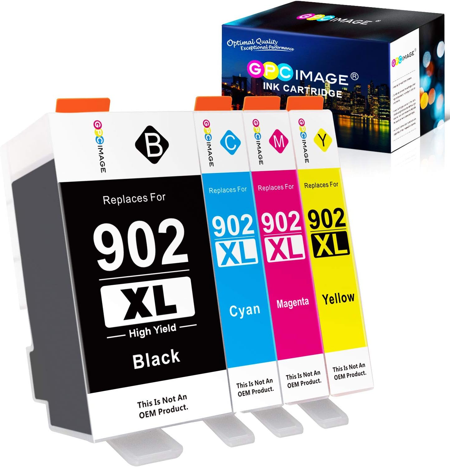 Amazon.com: GPC Image Compatible Ink Cartridge Replacement for HP 902 ...