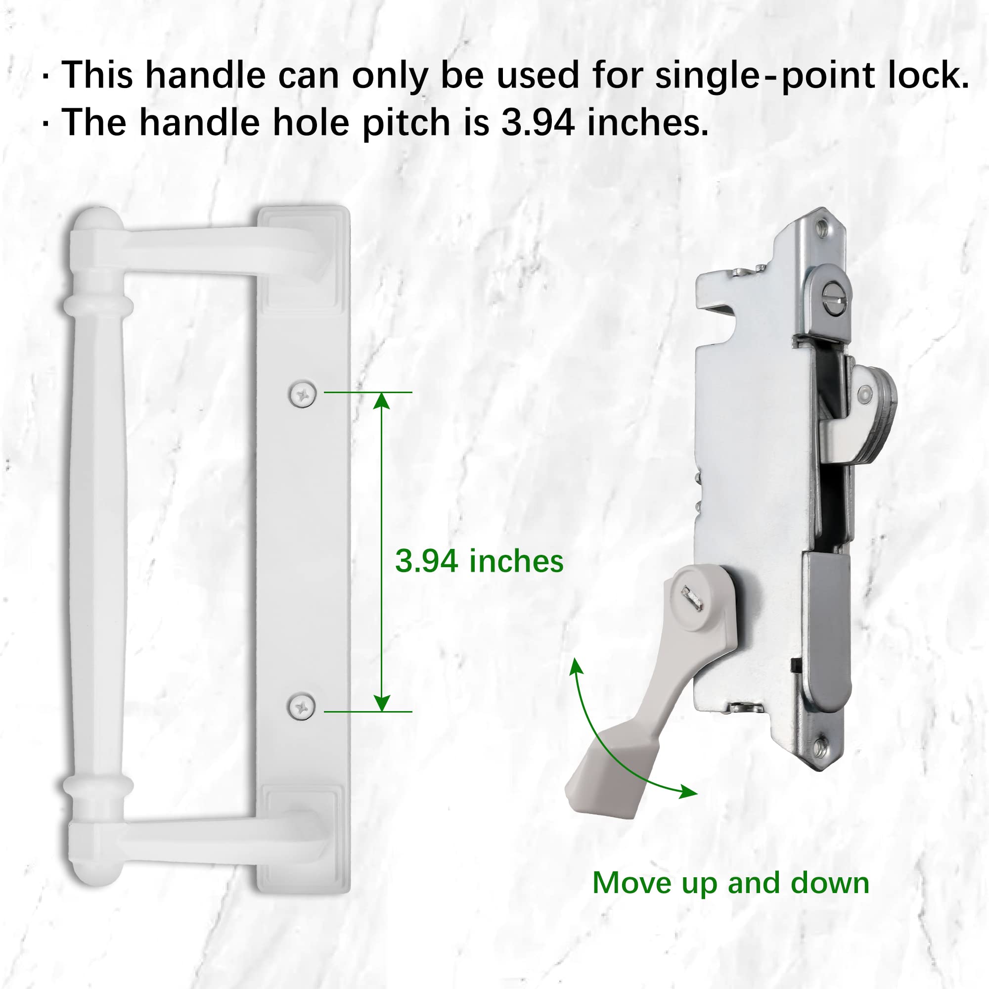 Mua House Guard 20001 Series Patio Door Lock and Handle Set Choices ...