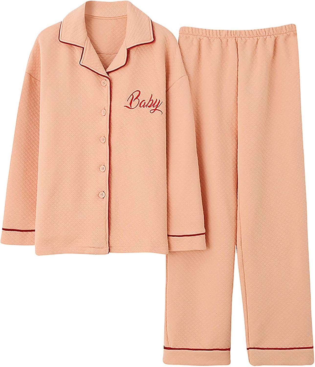 Pyjamas for Women Ladies PJ's Comfy Snuggle Warm Fleece Pajama Set ...