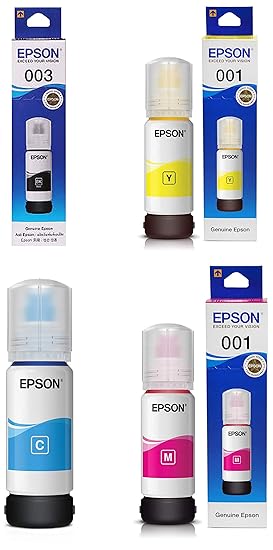 Amazon.in: Buy Epson 003 Ink Bottles, 65ml 4 Colors Combo for (L3110 ...