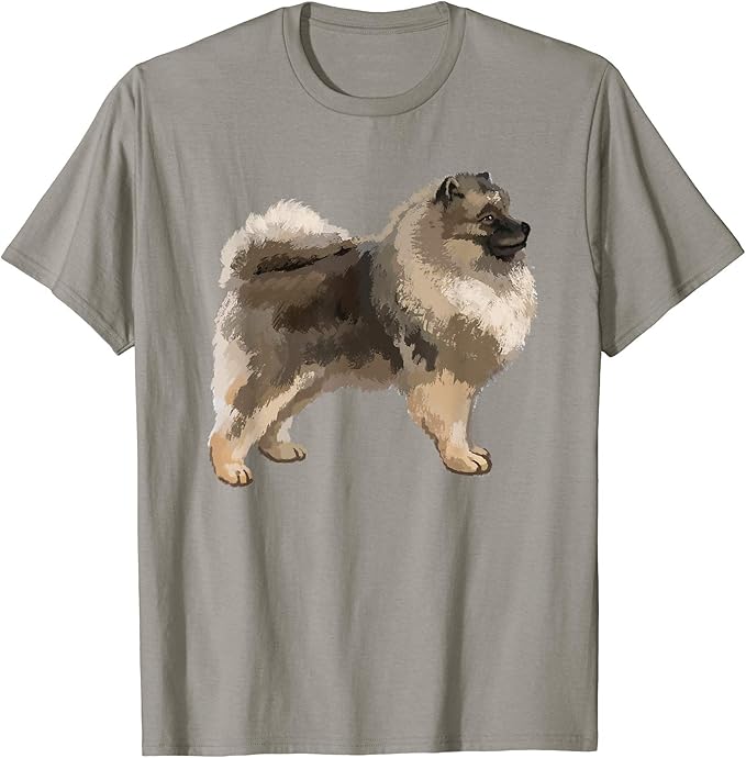 Women's Keeshond Dog T Shirt I Love Keeshond Small White: Amazon.co.uk ...
