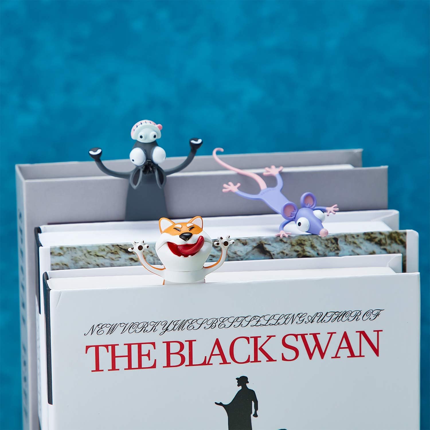 3 Pieces 3D Cartoon Animal Bookmark Funny Animals Reading Bookmark Cute ...