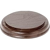 Amazon.com: Plymor Solid Walnut Rectangular Wood Display Base with Ogee ...
