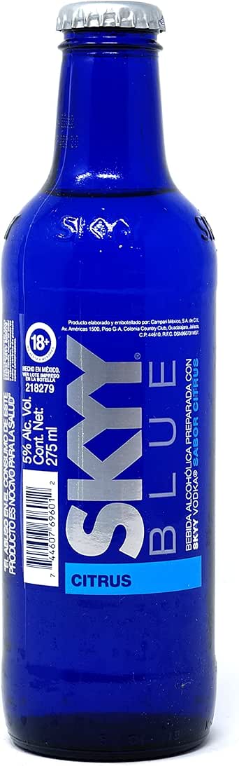 Bebida Alcoholica Preparada Skyy Blue Citrus - 275 ml: Amazon.com.mx ...