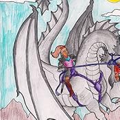 Amazon.com: Fantastical Dragons: Coloring Book (9781441446091): Ladin ...