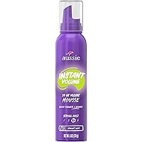 Amazon.com: Aussie Instant Volume Mousse 24 Hour Strong Hold 6 Ounce ...