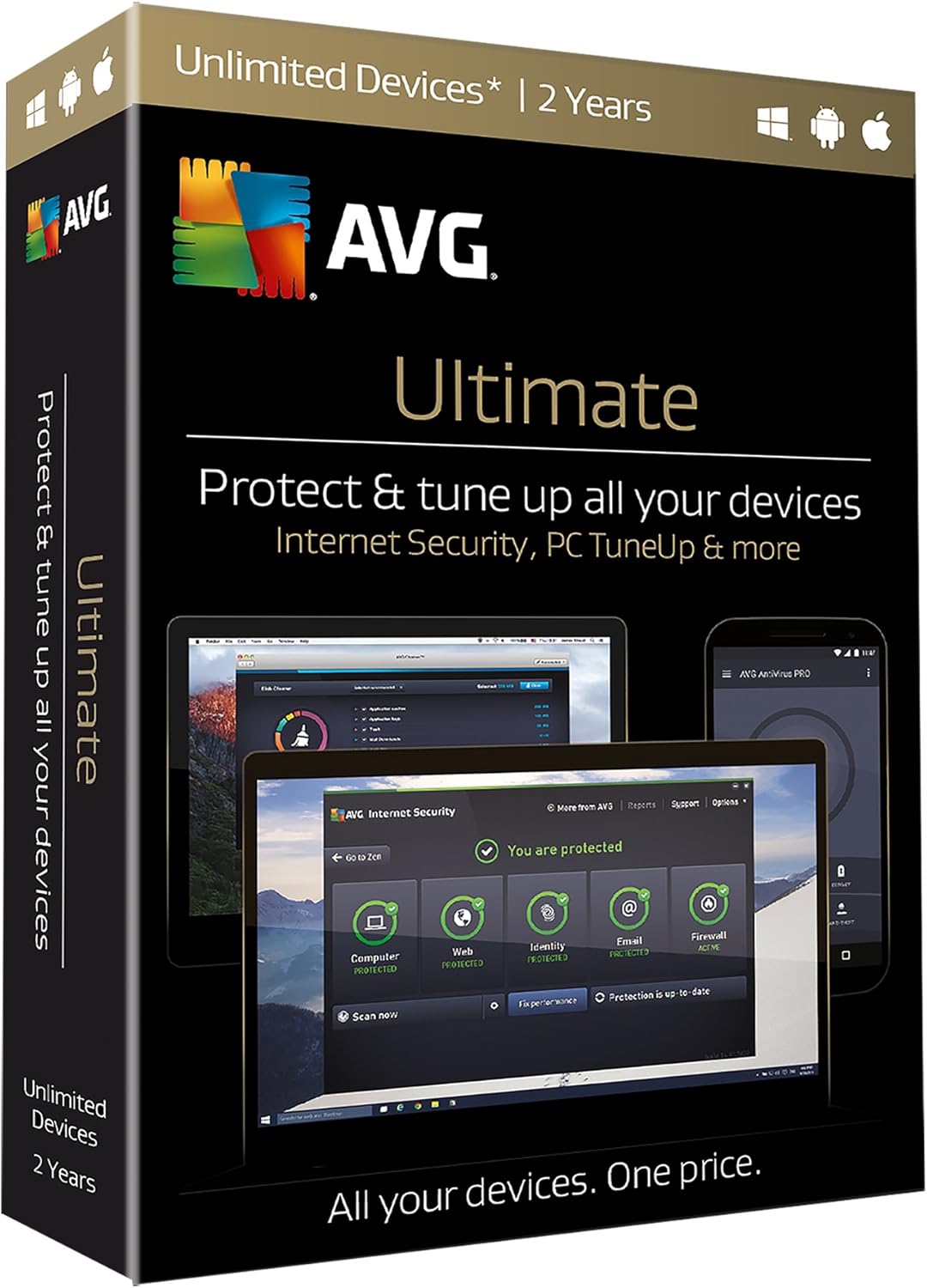 AVG Ultimate 2017, Unlimited Devices, 2 Years: Amazon.ca: Software