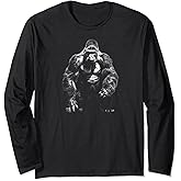 Amazon.com: Gorilla Face Angry Growling Scary Silverback Gorilla Tank ...