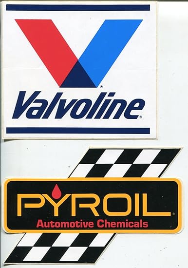 NASCAR Sponsor Stickers-1970's-unused-Voalvoline-Pyroil-FN at Amazon's ...