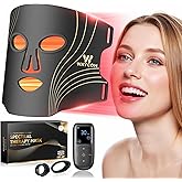 Amazon.com : Red Light Therapy Mask for Face & Neck – 4 Light Modes ...