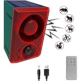 Amazon.com: OUDAER Solar Outdoor Motion Sensor Alarm - Dog Barking ...