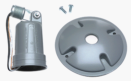 Hubbell-Bell 5624-5 4'' Round Single Lampholder For 75-150 Watt Par 38 ...