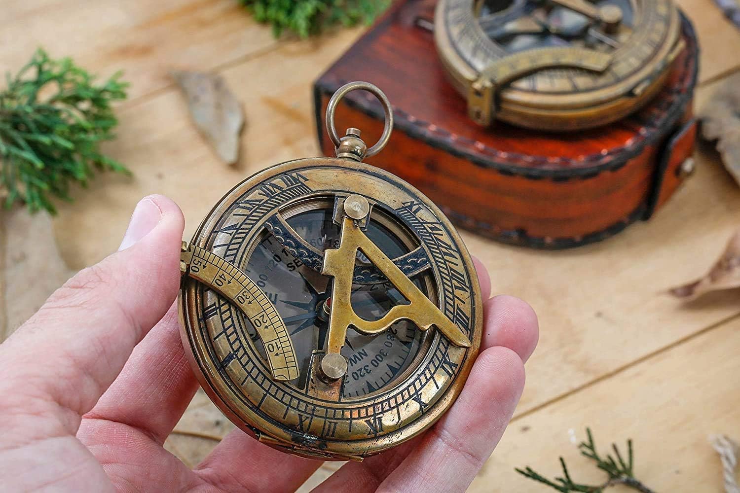Mua WOANIN Personalized Compass Sundial for Dad Compass Personalized ...